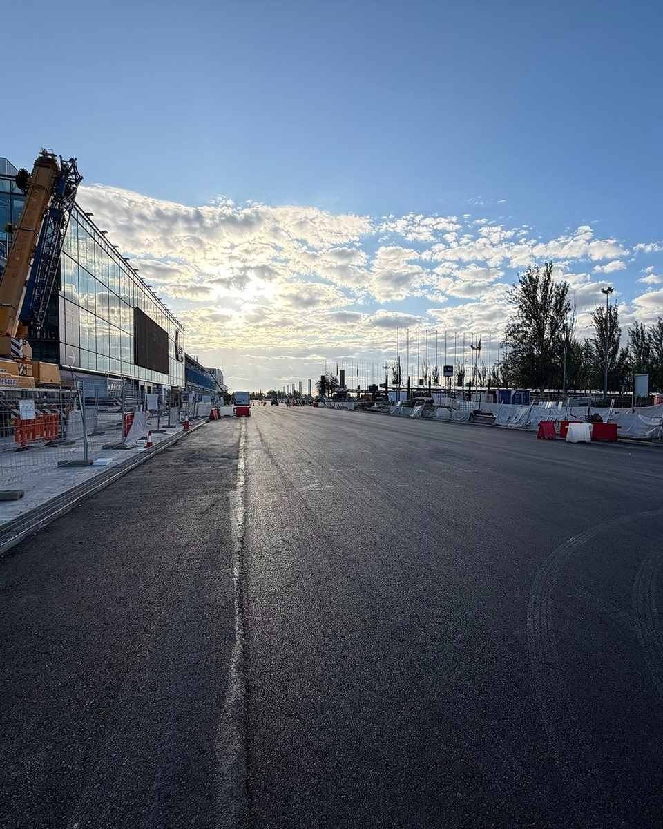 F1-circuit Madring nadert voltooiing: 90 procent geasfalteerd