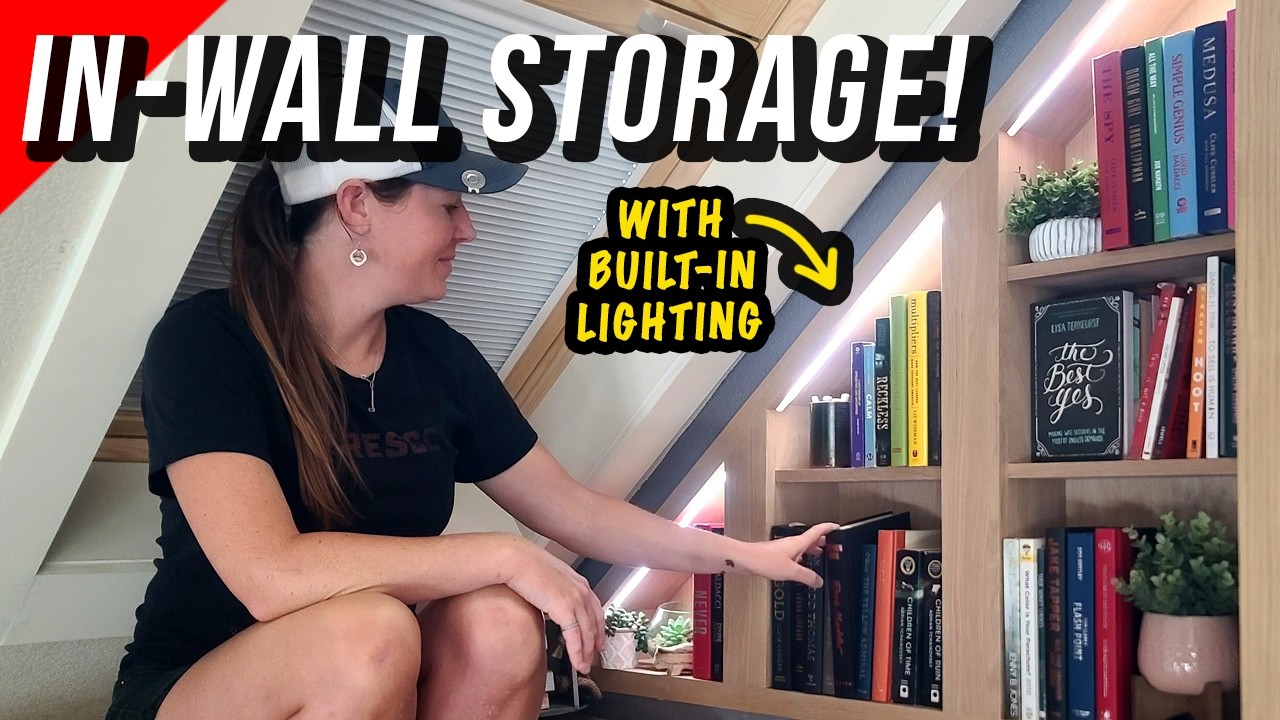 Build DIY built-in shelves easily with these simple steps