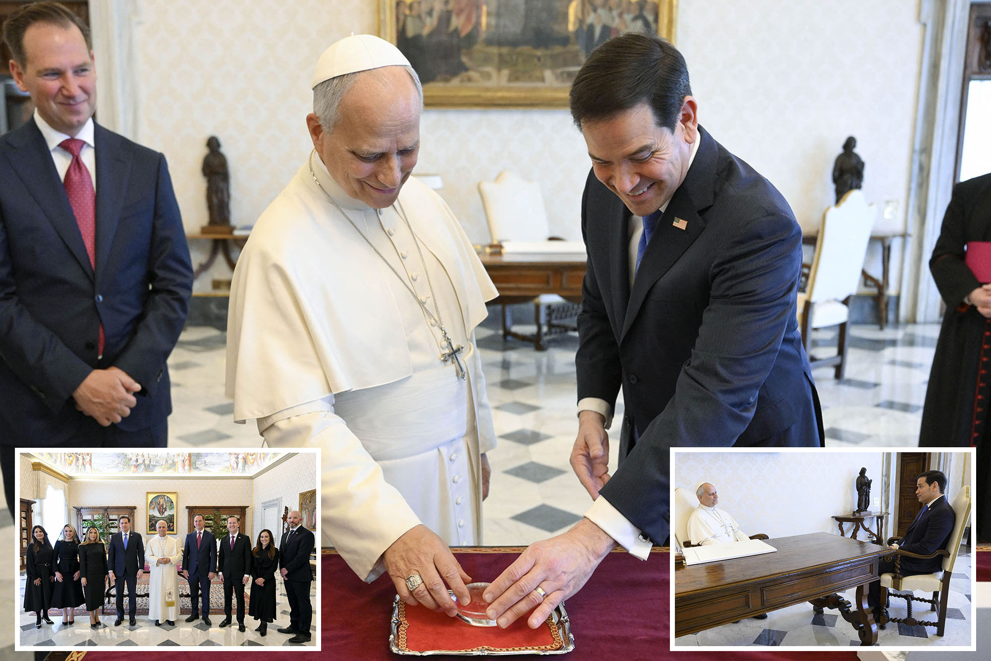 Pope Leo XIV gifts Rubio an olive branch during 'cordial' Vatican City ...