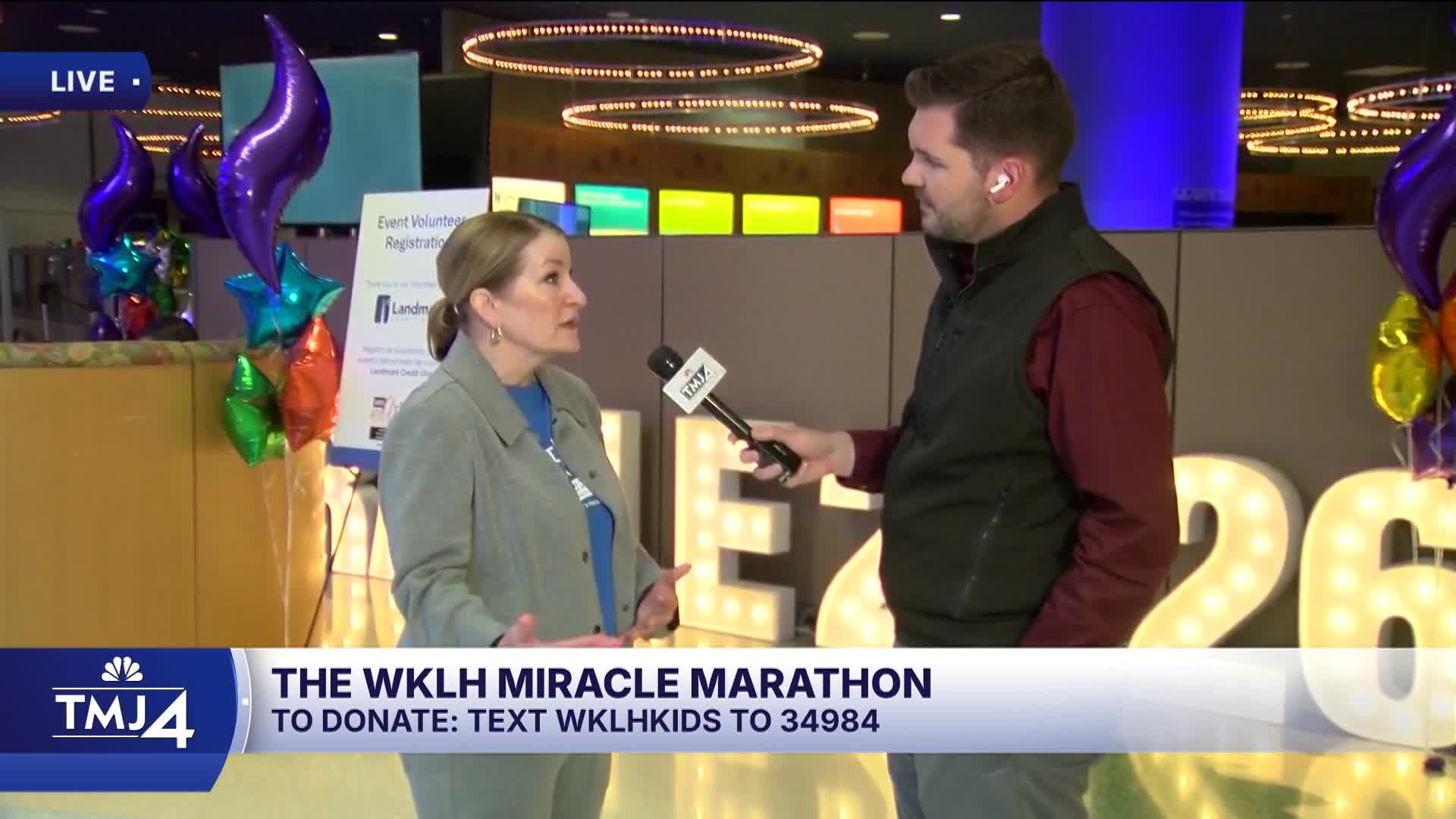 WKLH Miracle Marathon for Children's Wisconsin interview