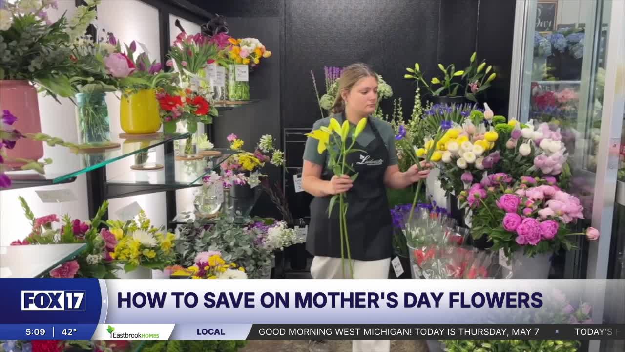 Elliot Grandia shares tips to save money on your mom's bouquet