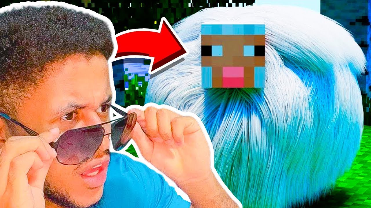Ovelha realista no Minecraft