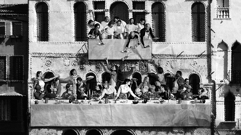 The Wedding at Cana: French artist JR transforms Venice Venice hotel in ...