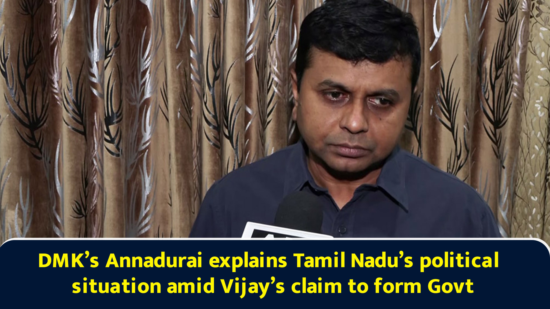DMK’s Annadurai explains Tamil Nadu’s political situation amid Vijay’s ...