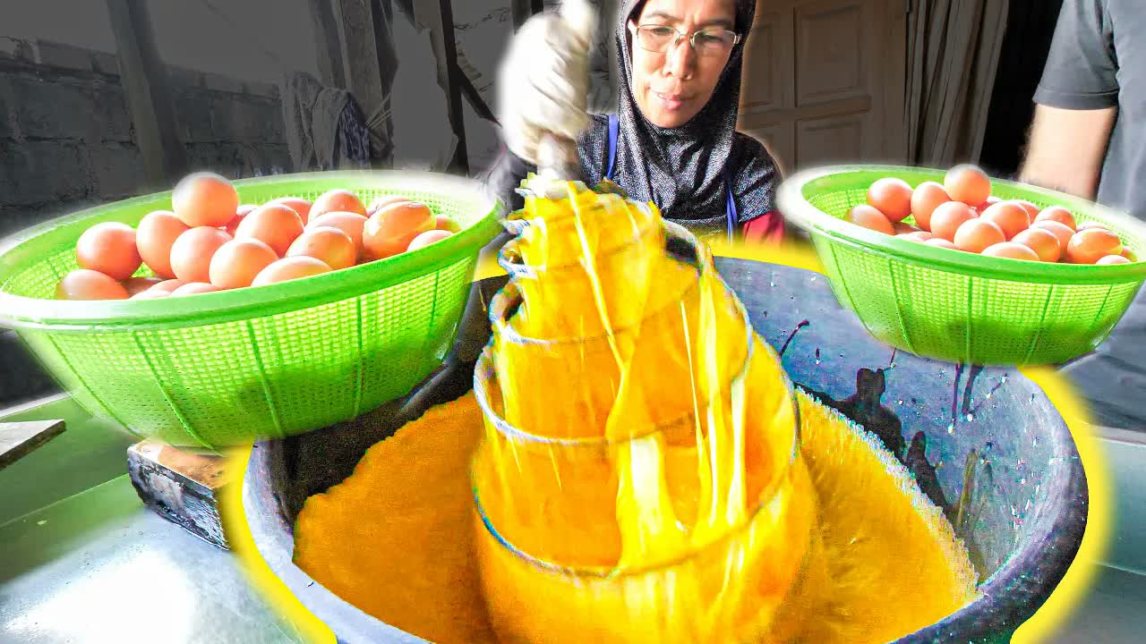 2 Traditional Kelantanese Pancake Method Using Large Egg Batches