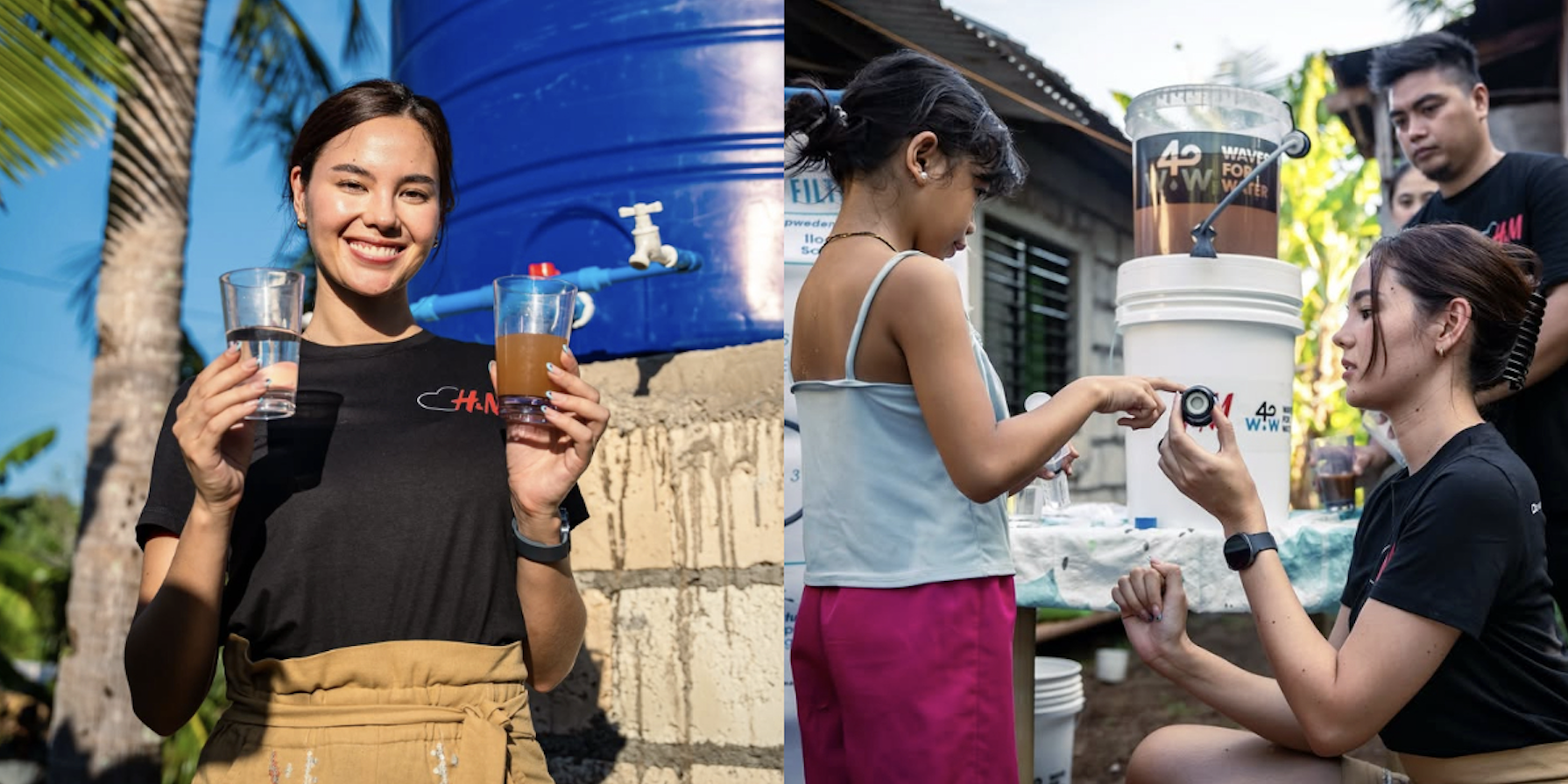 Catriona Gray holds outreach in Siquijor village facing clean water crisis