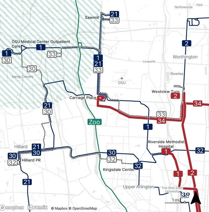 COTA considering 24-hour bus lines, 30% increase in service over 5 years