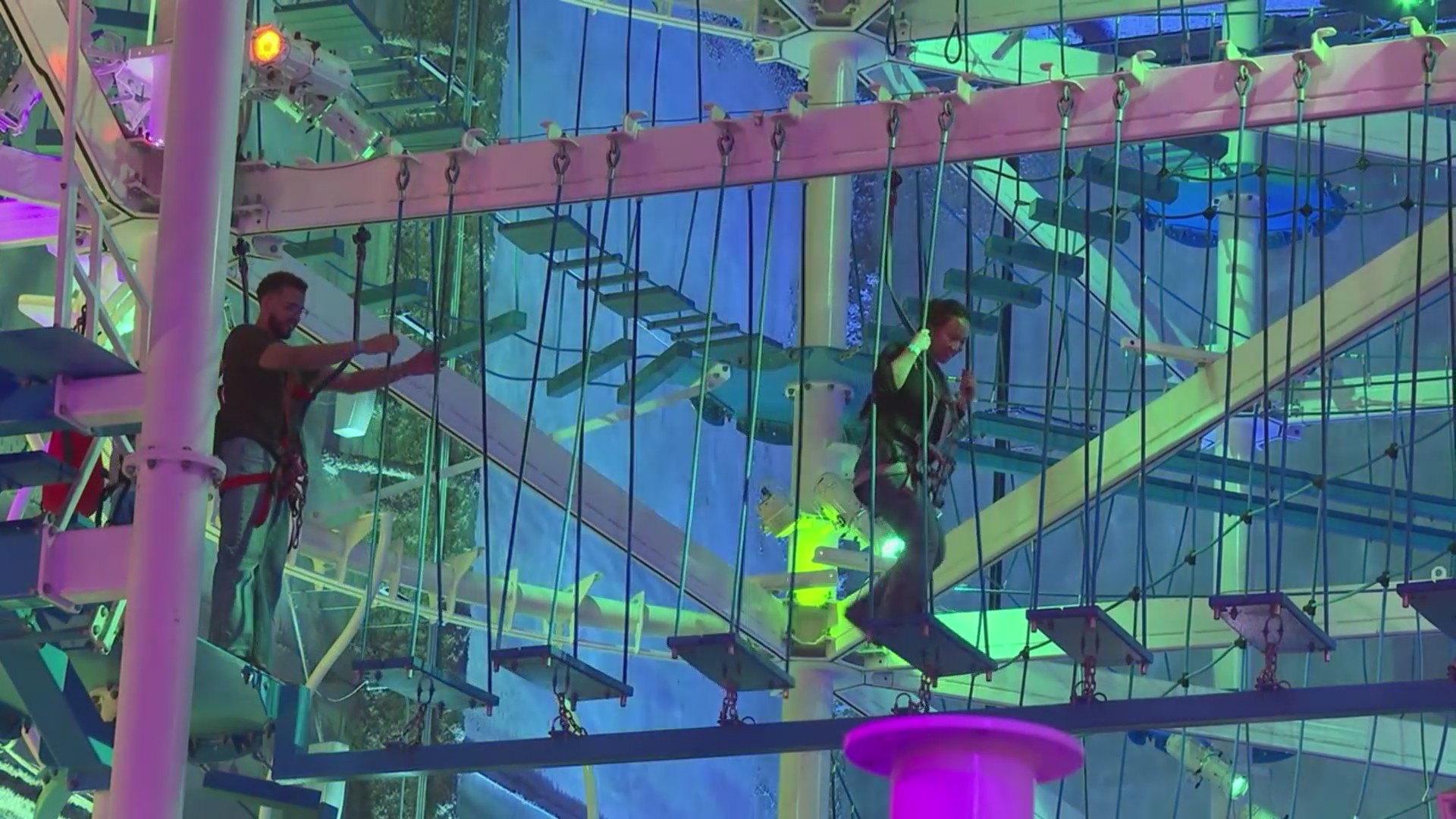 Cruisin' Connecticut: The world’s largest indoor ropes course is inside ...