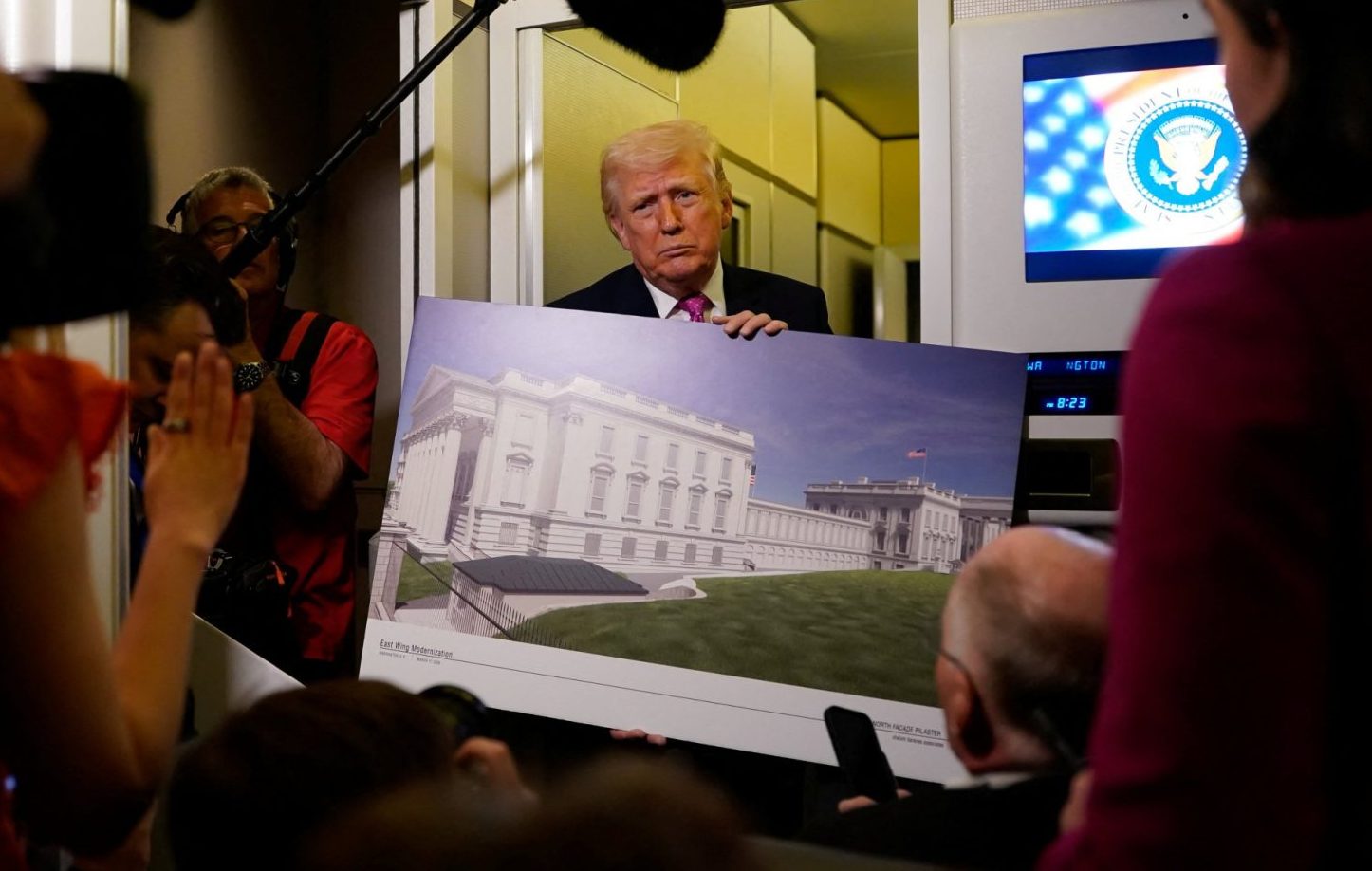 Trump’s ballroom is turning into a toxic fortress