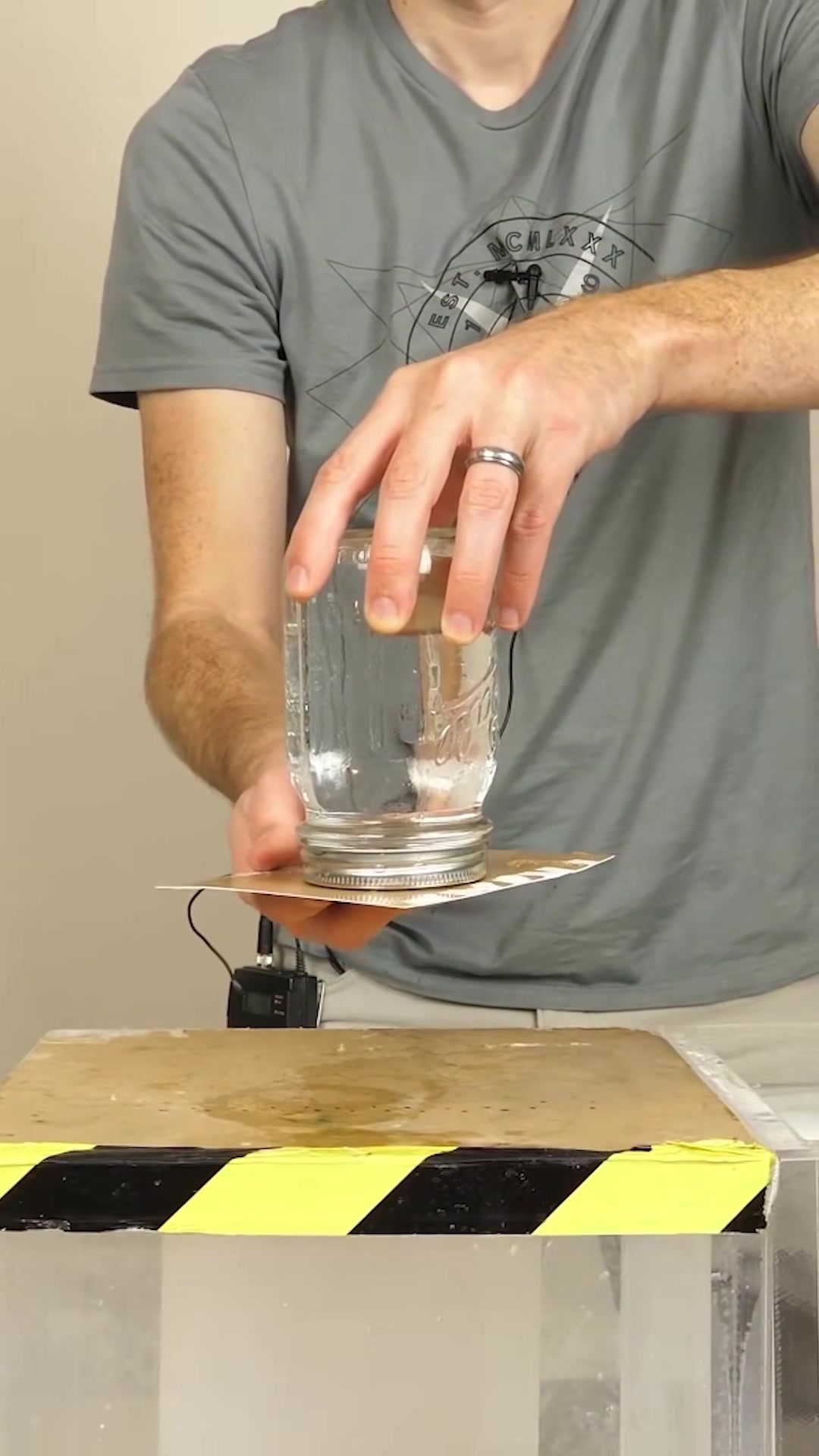 Water tension is weird