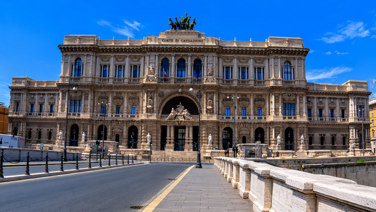 Exploring Rome near the Palace of Justice (4K)