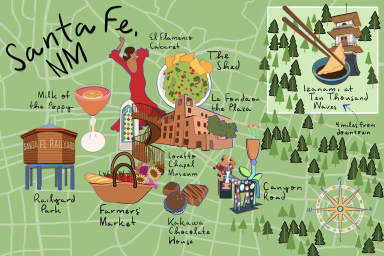 This high-desert New Mexican town is where fresh ingredients meet bold ...