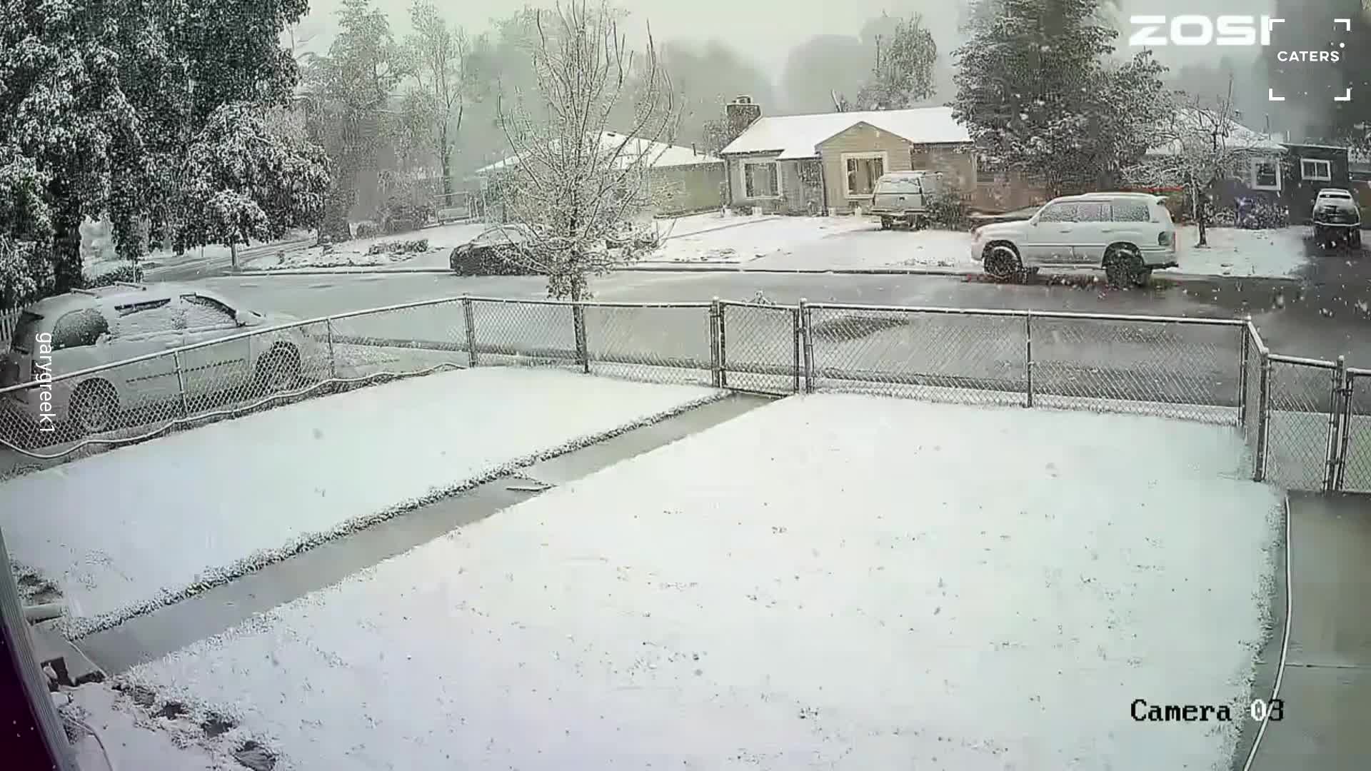 Denver homes and cars buried in snow during rare May storm