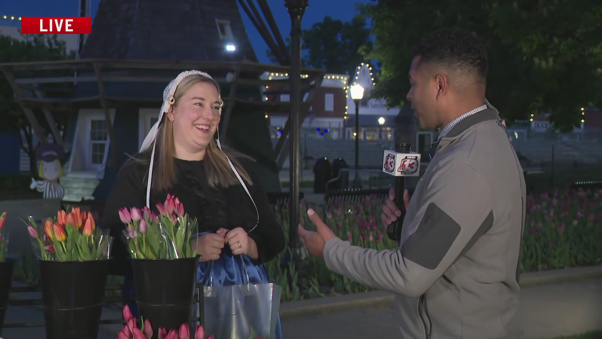 Tulip Time: Justin Surrency talks with owner of Pella's Thistles Flower ...