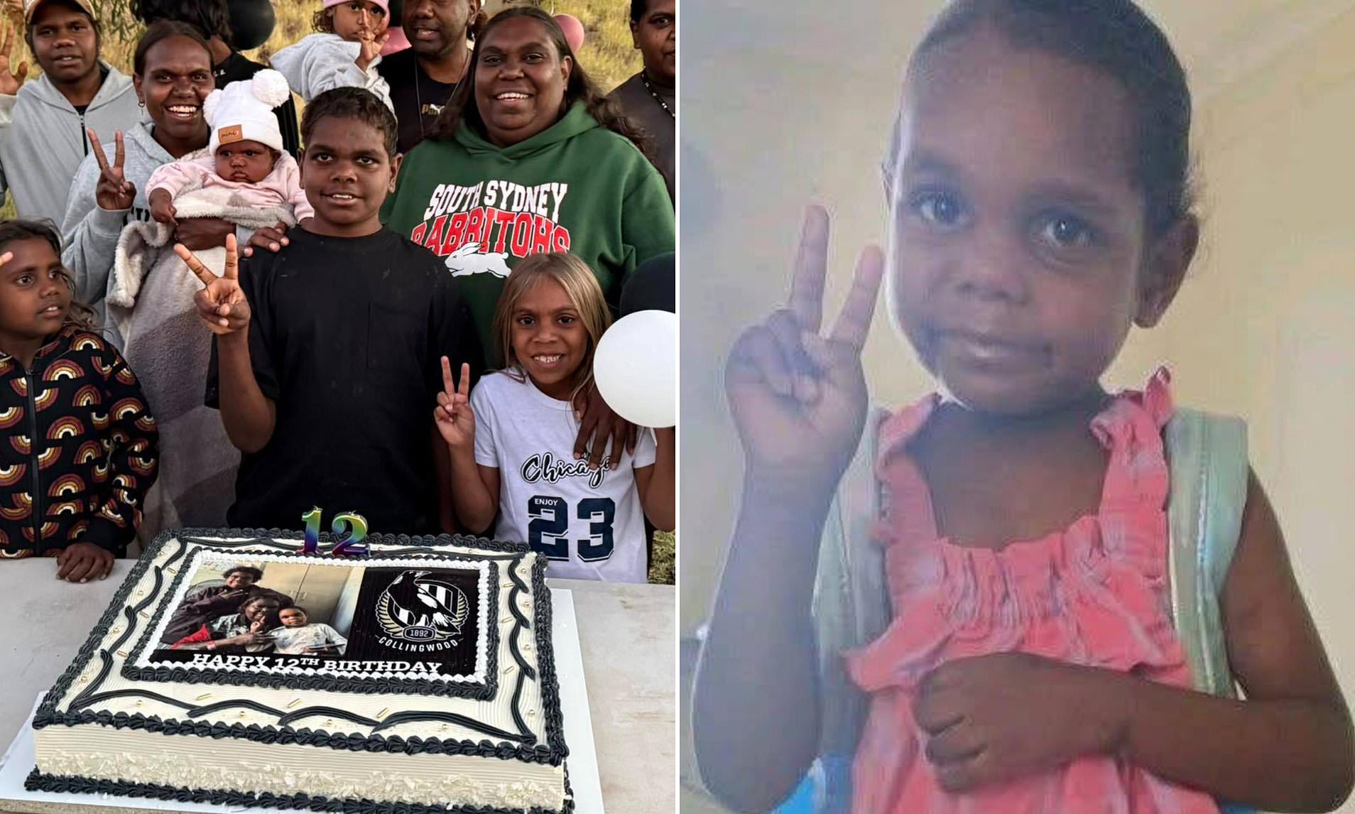 Kumanjayi Little Baby's brother celebrates his first birthday without ...