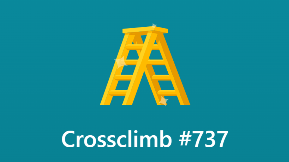 Today’s Crossclimb #737 LinkedIn answer (May 7, 2026)