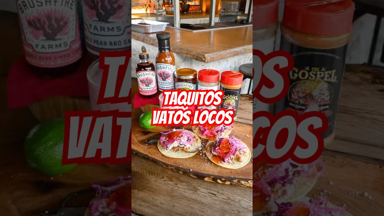 Cook next level South Texas taquitos with prickly pear BBQ sauce