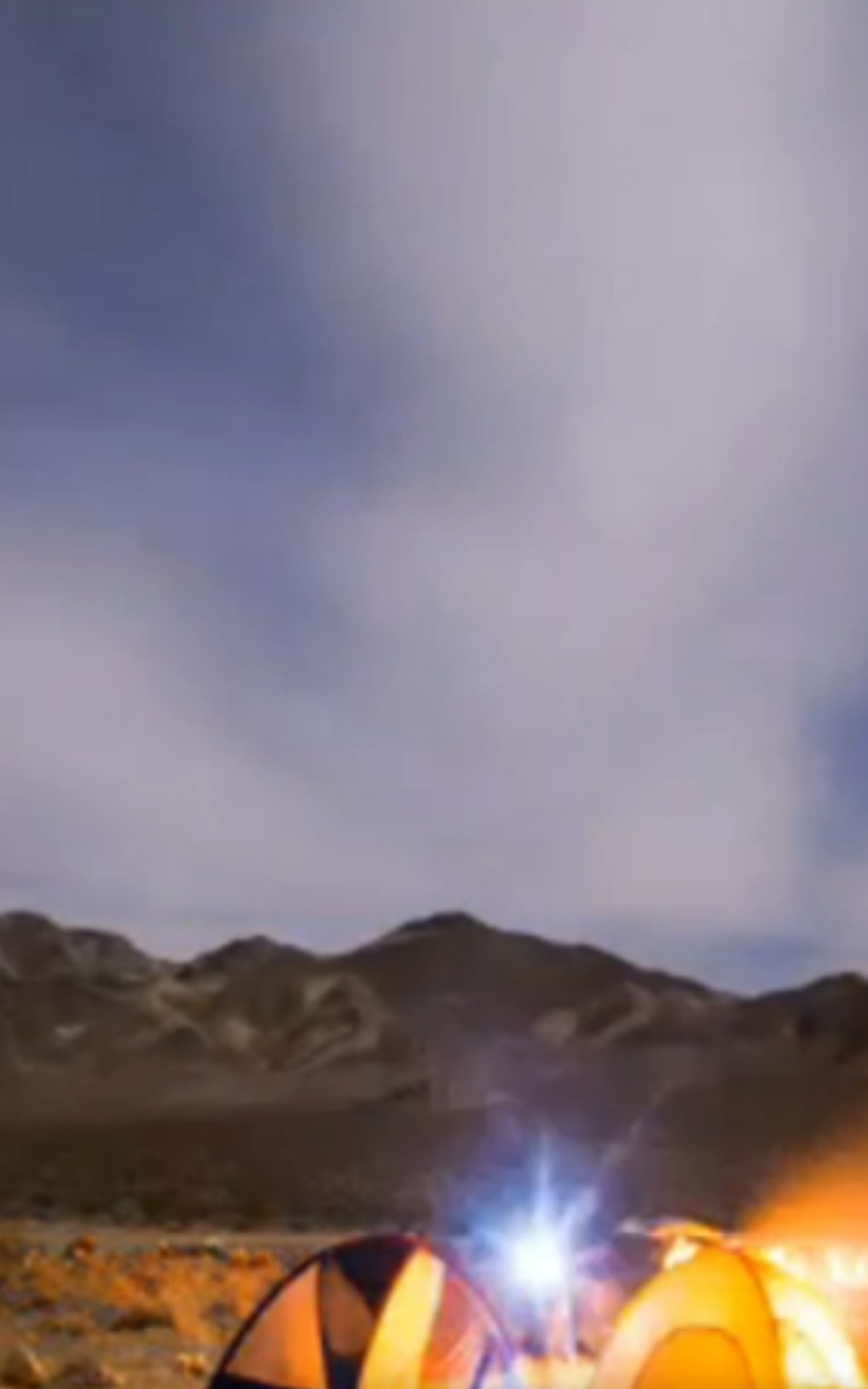 3-hour Death Valley campsite timelapse