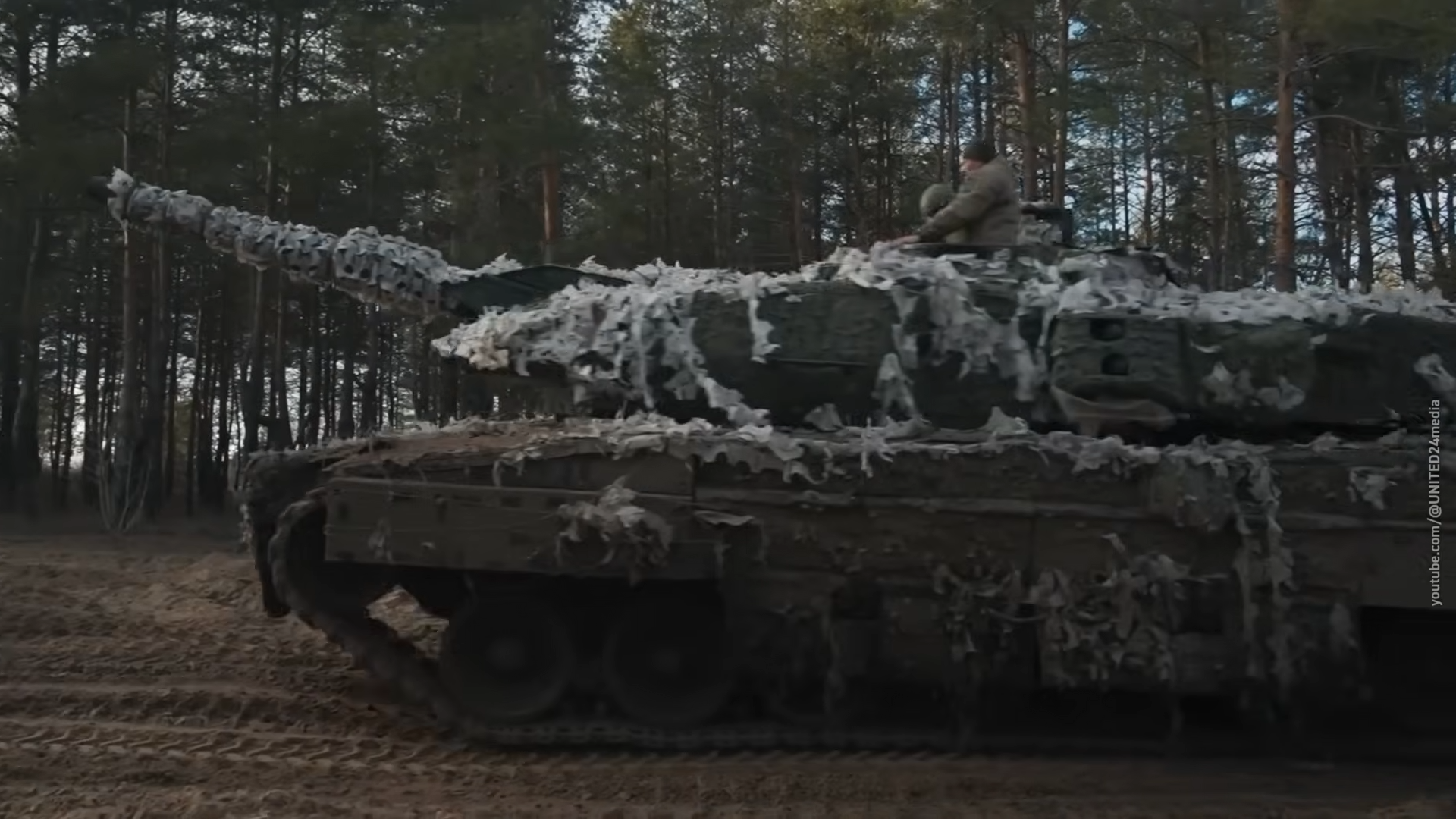Russia thought they trapped the STRV 122 then the forest exploded ...