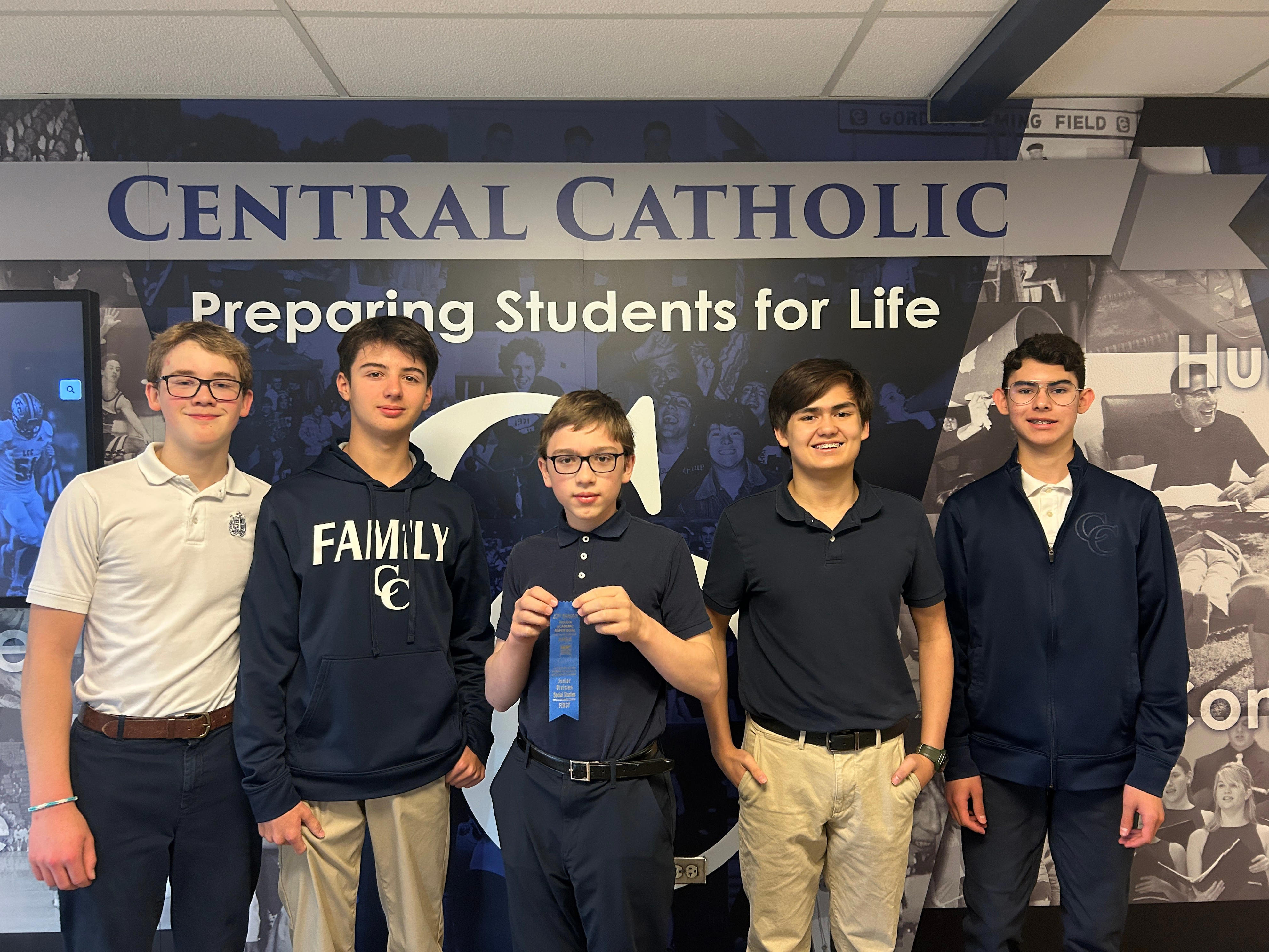 Central Catholic wins 2 Indiana Academic Super Bowl titles