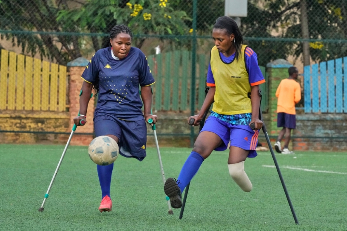 Amputee football players in Rwanda find healing