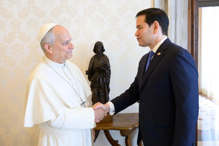 Rubio and Pope Leo meet at the Vatican after weeks of tension