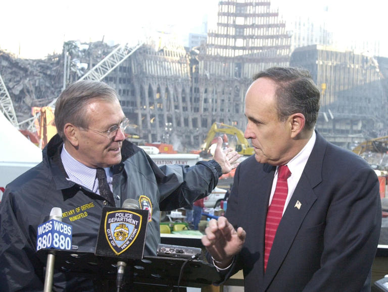 A quarter-century later, Giuliani tries to join 9/11 health program