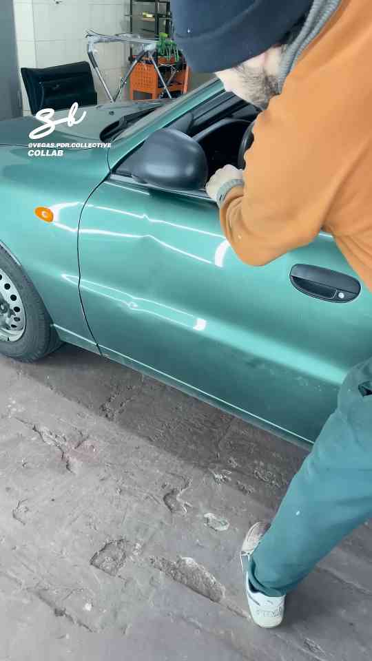 Fixing a dent with fire looks insane