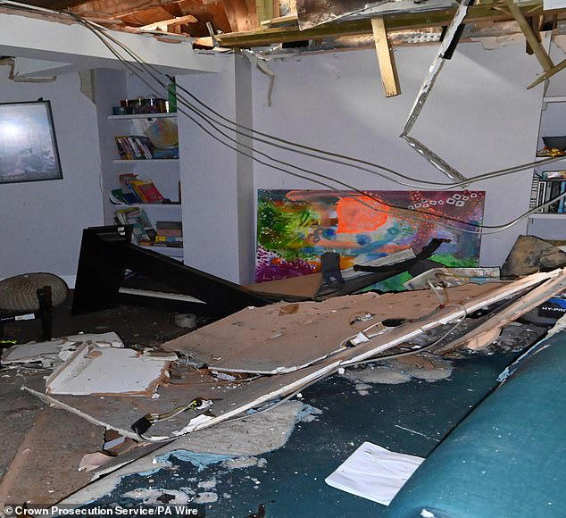 Images show destruction from gas explosion at home caused by man after ...
