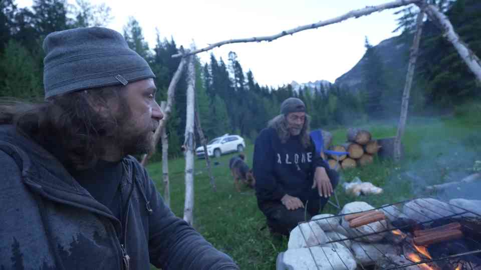 We camped in grizzly bear territory then heard something in the woods