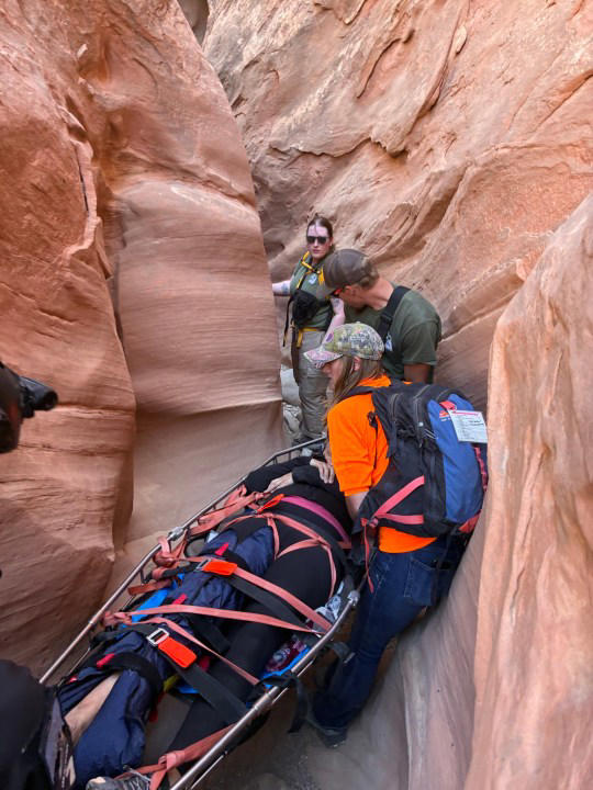 Quick response saves injured woman at Goblin Valley State Park