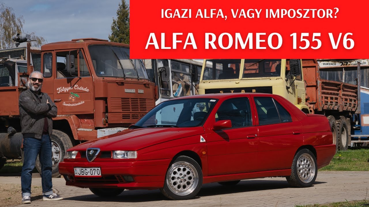 Igazi 🇮🇹 sportszedán az Alfa Romeo 155 V6? Egy sokat futott darab ...