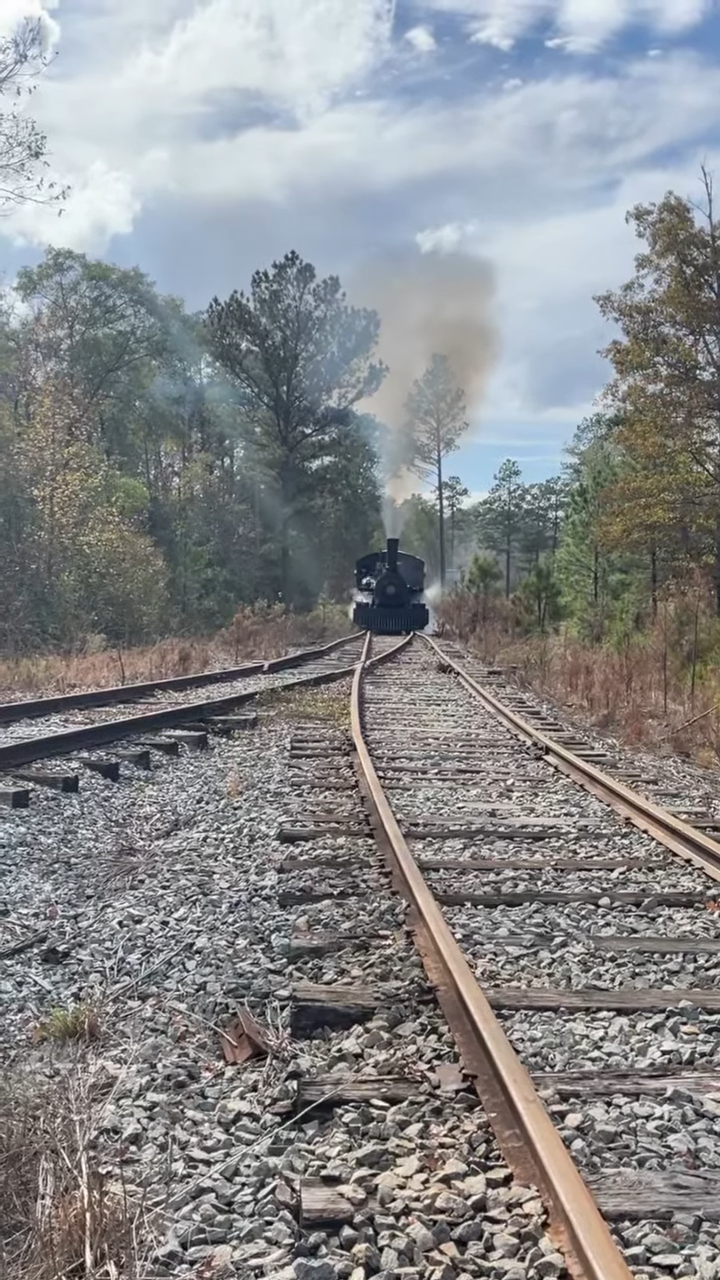 106 year old Glover steam locomotive - built in Marietta, Georgia