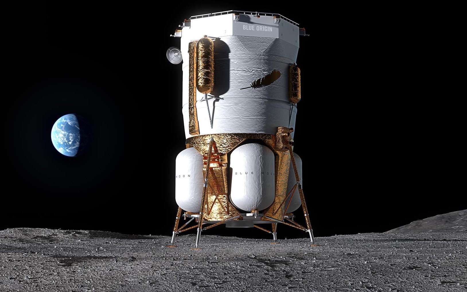 La course à la Lune s’intensifie : l’alunisseur de Jeff Bezos vient de ...