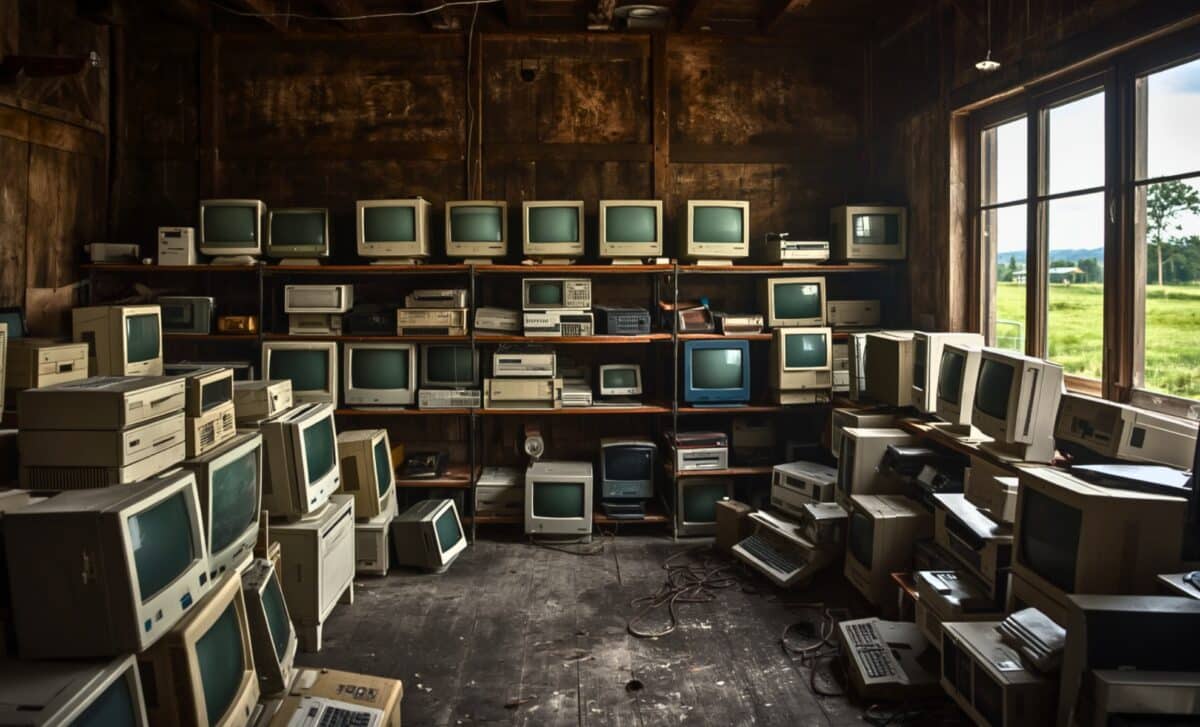 What looked like an abandoned dairy barn about to fall down was ...