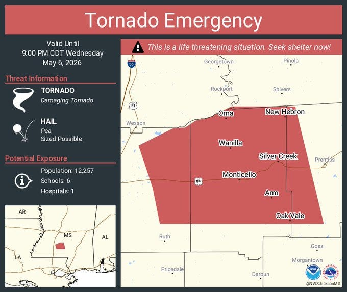 Thousands without power in Mississippi after tornadoes hit: See outage map