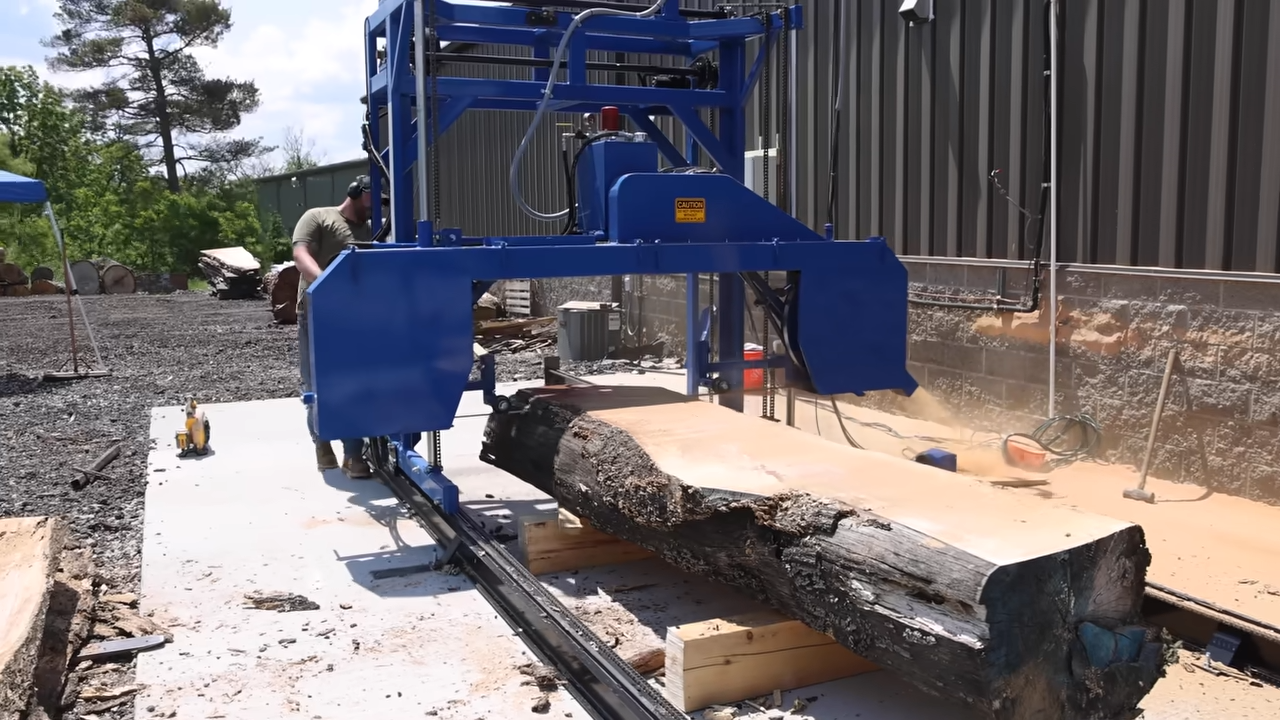 The chainsaw almost finished me - so I bought a $60K sawmill