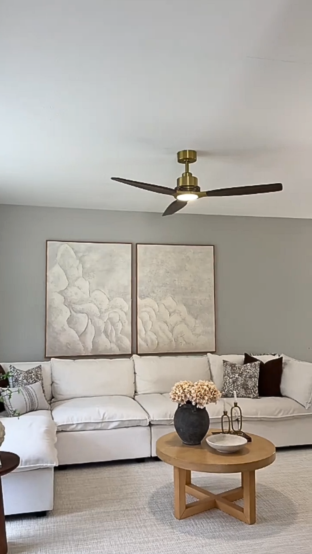 Ceiling fan that changes the whole room