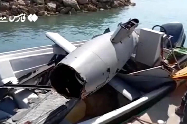 Iran releases video of 'recon drone' shot down over Strait of Hormuz