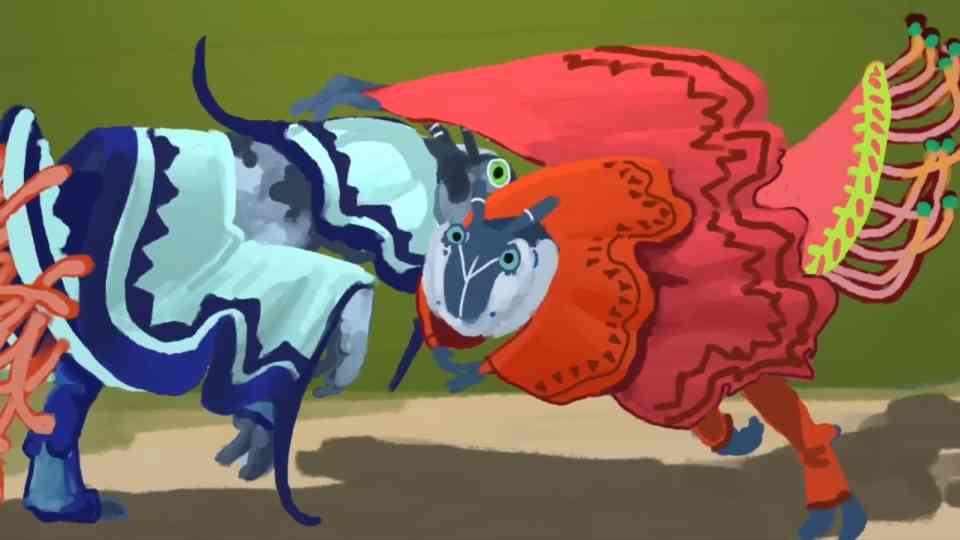 The strange world where birds become bugs