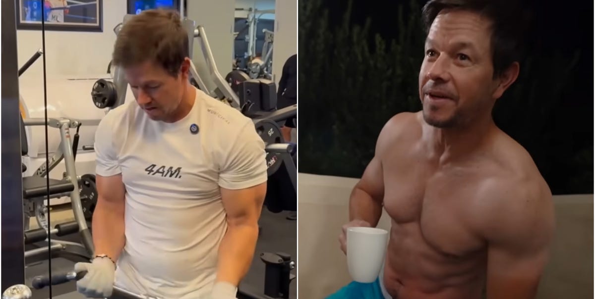 How Mark Wahlberg, 54, builds a strong back and big biceps – steal his ...