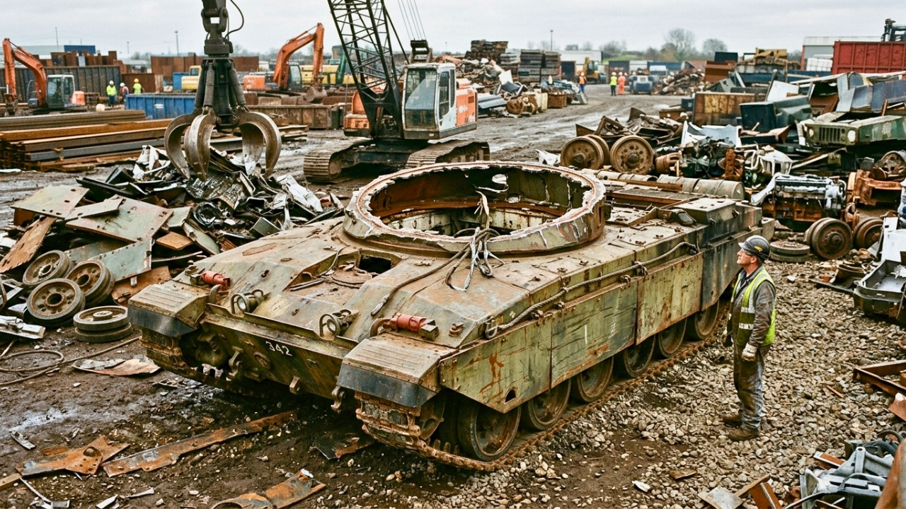 What happens to old tanks after war ends