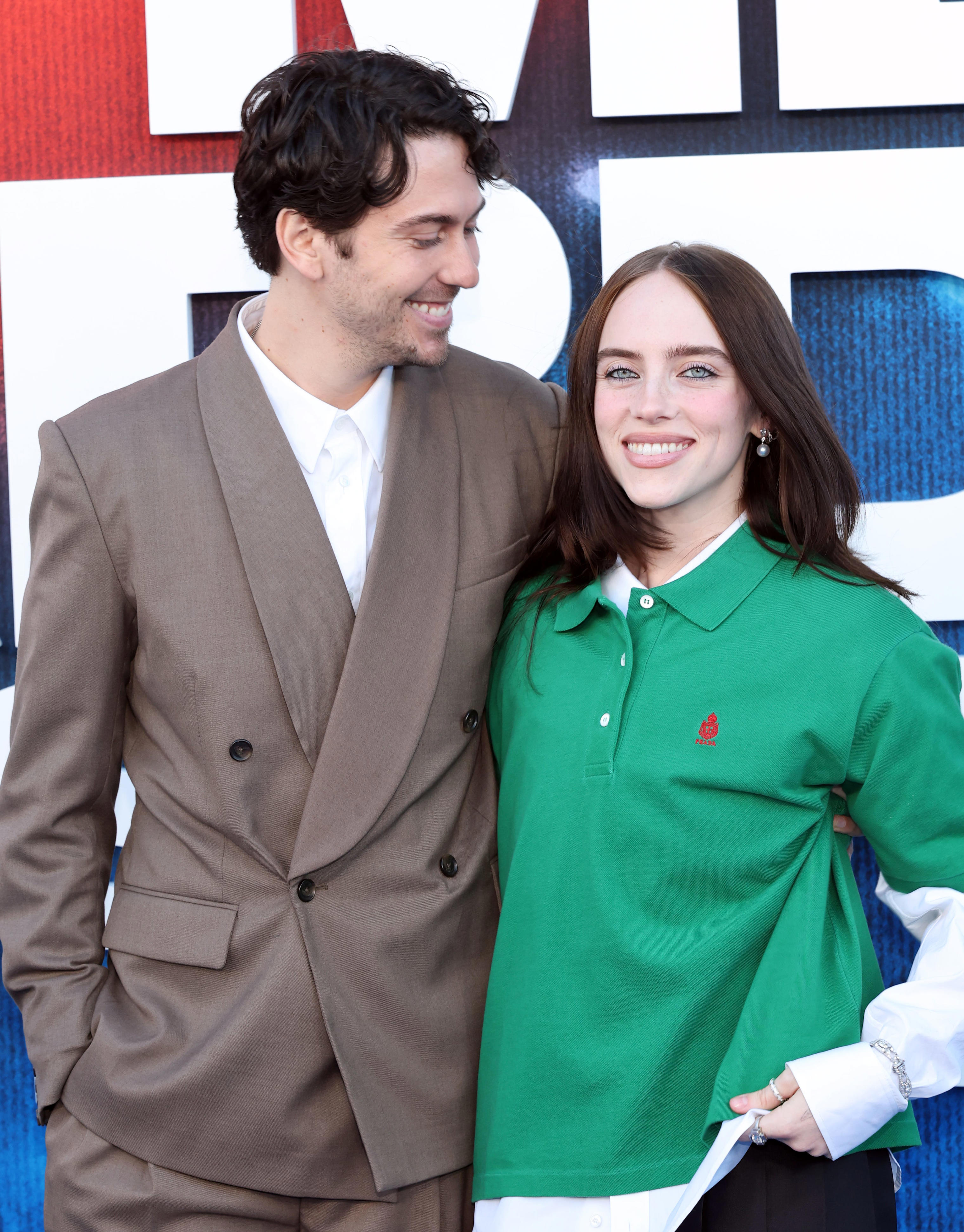Billie Eilish and Nat Wolff attend her film premiere in red carpet debut