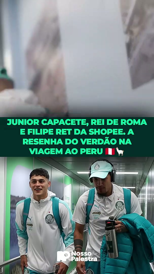 Resenha e apelidos revelados na viagem do Palmeiras