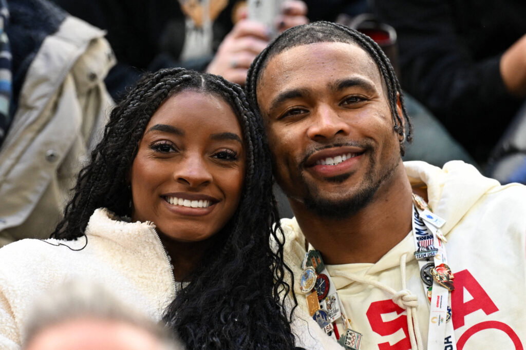 Simone Biles shares photos from friend’s celebration with husband ...
