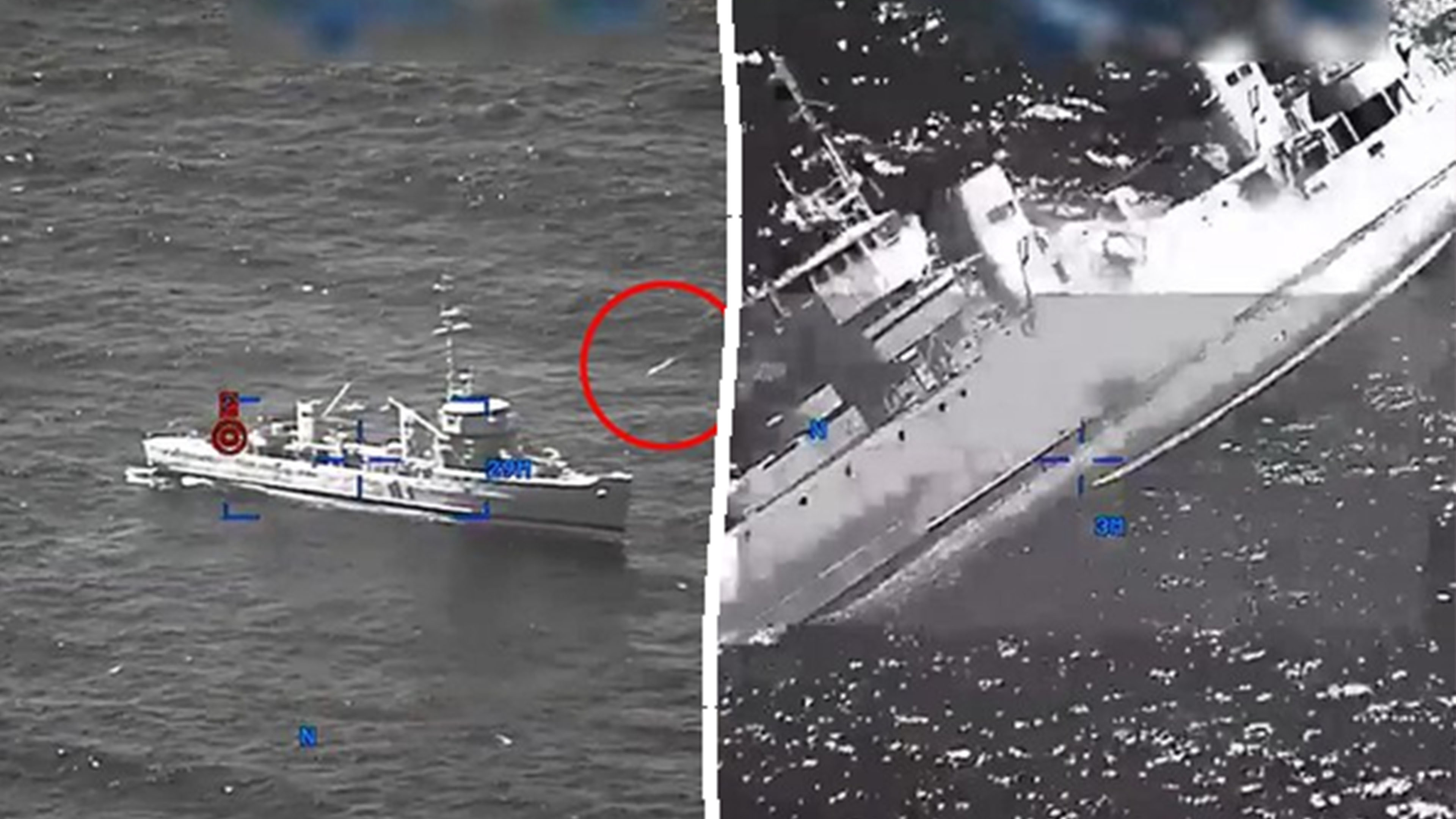 US-led forces destroy Philippine warships