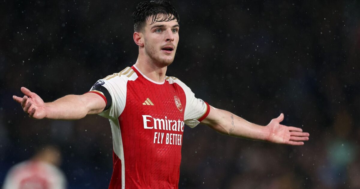 Declan Rice outlines bold Arsenal plan as Gunners’ Champions League ...