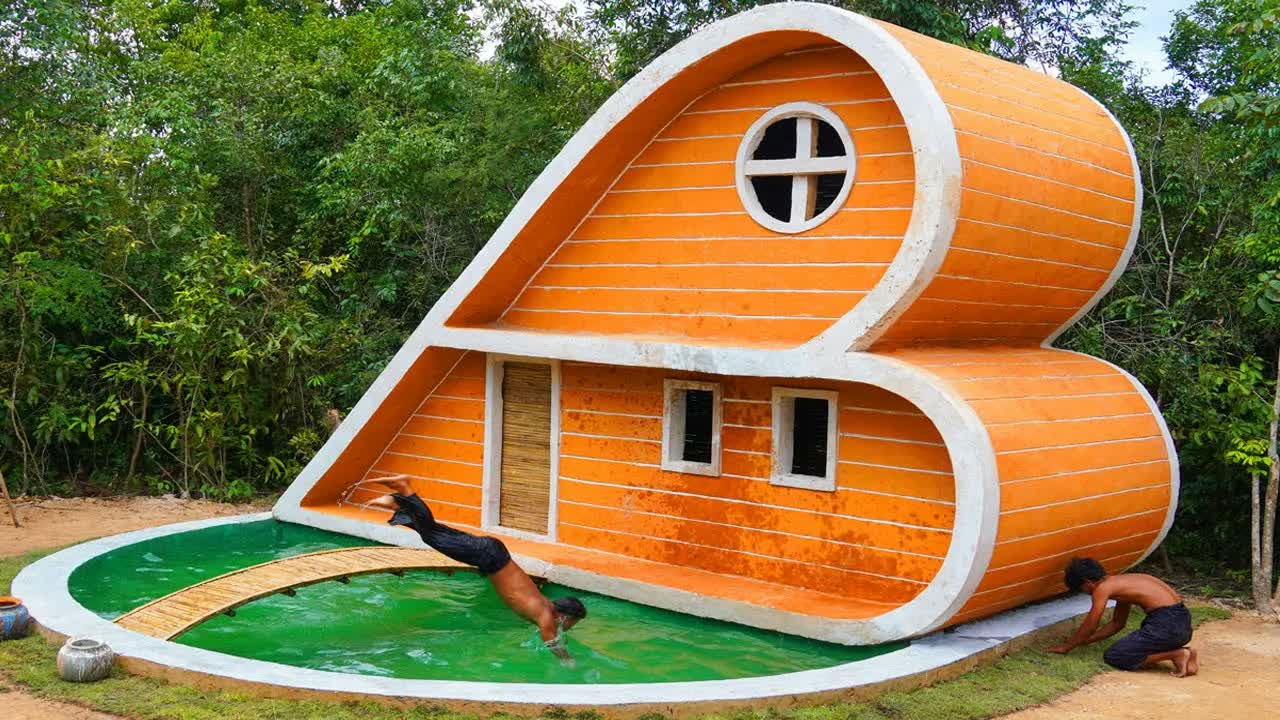 He disappeared into the deep forest for 130 days... then built this ...