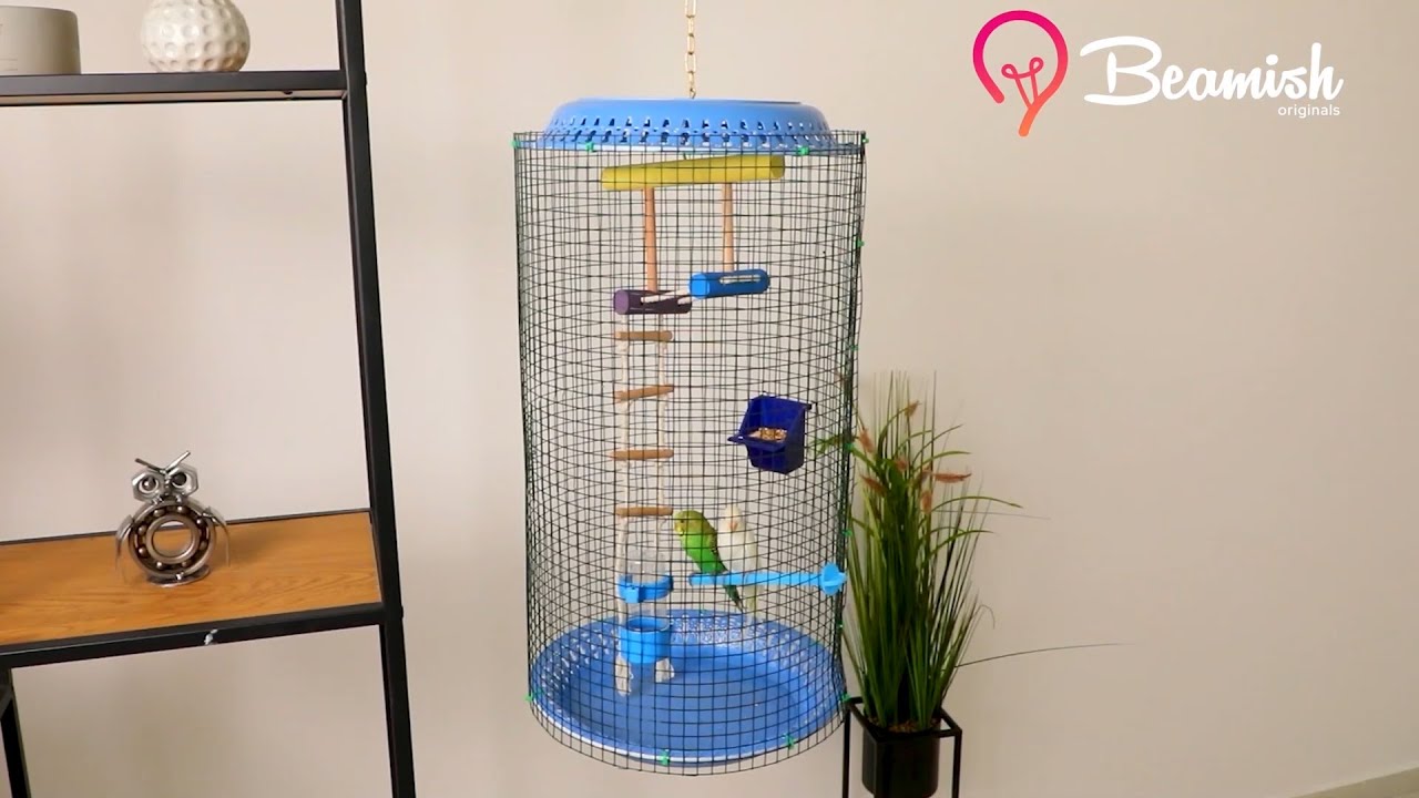 A fancy bird cage DIY!