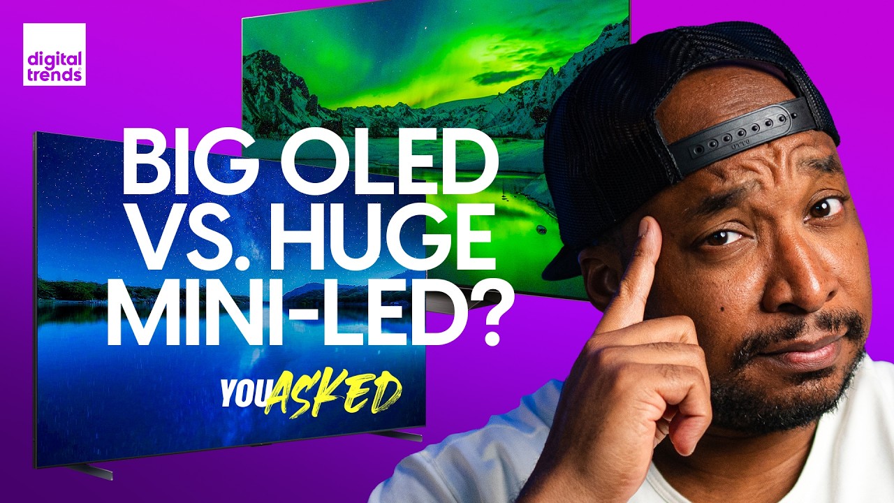 Compare massive premium OLED screens against large alternative display ...